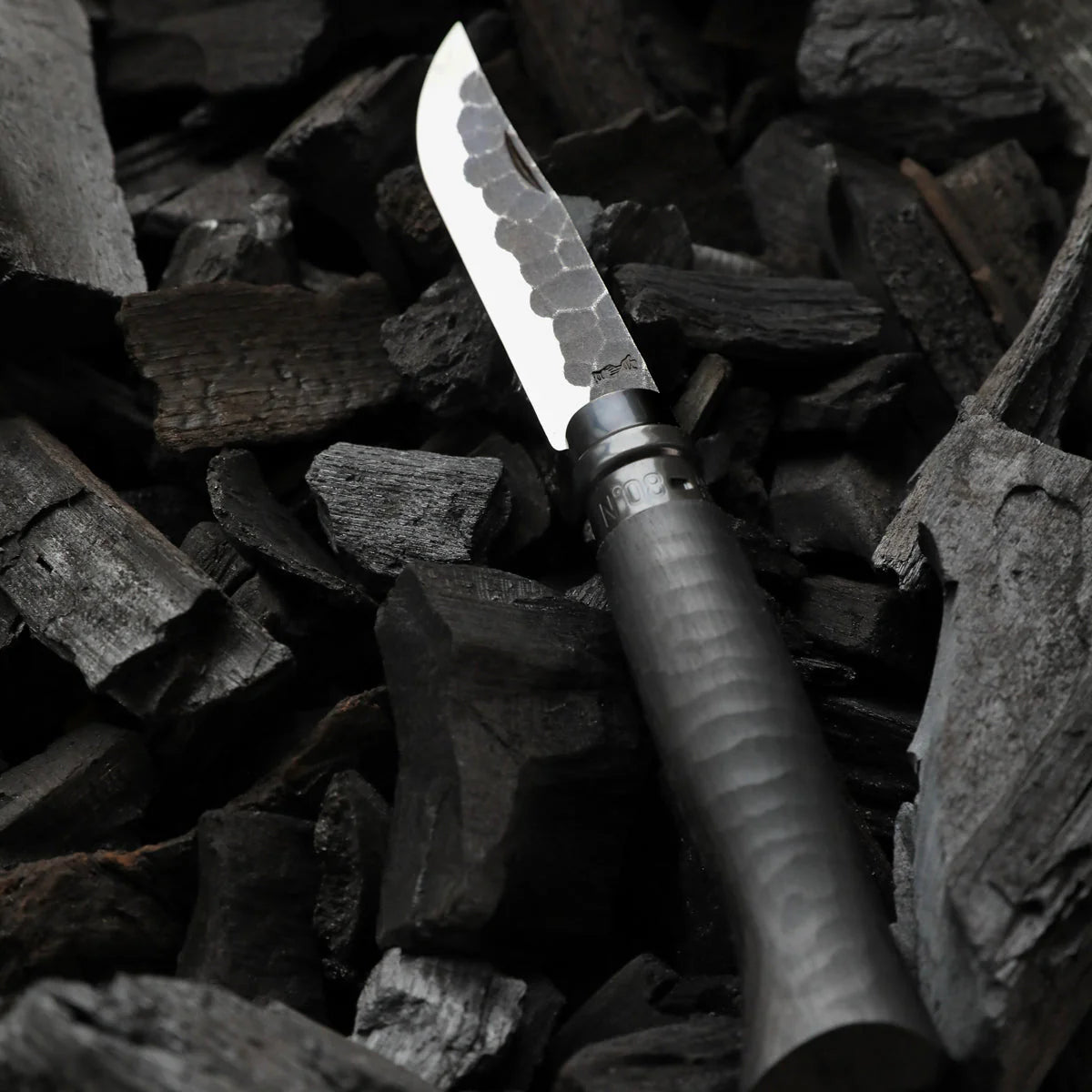 Opinel Limited Edition No. 8 Carbon Steel Forged Folding Knife Ebony H – Highlander Knives and ...