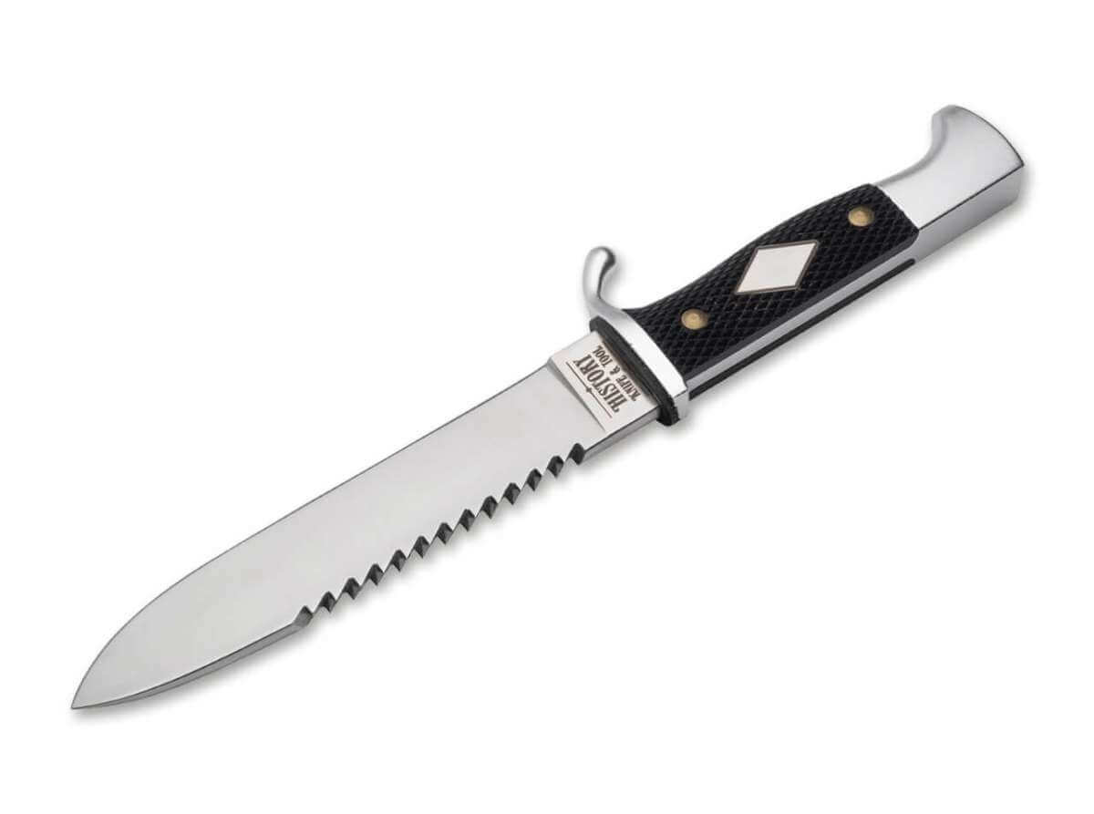 Boker History Knife & Tool German Scout Knife w/Sheath SKU 02HY001 – Highlander Knives and Swords