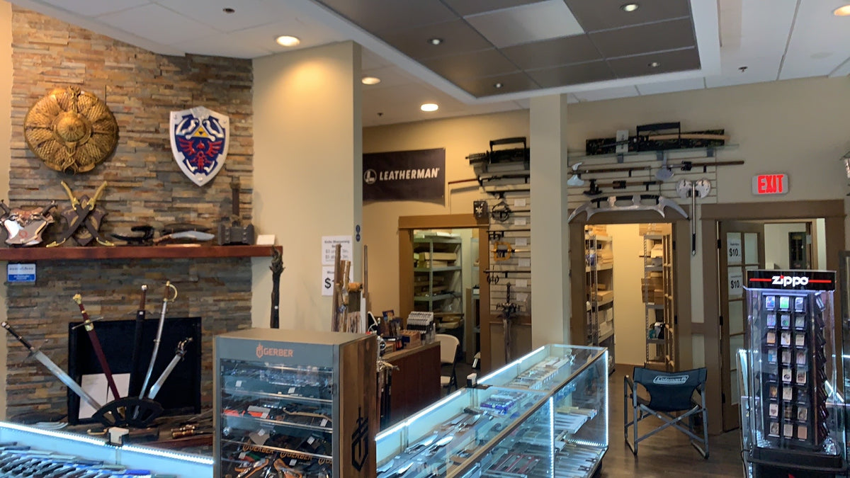 Highlander Knives and Swords Washington Square Mall Location and Vanco