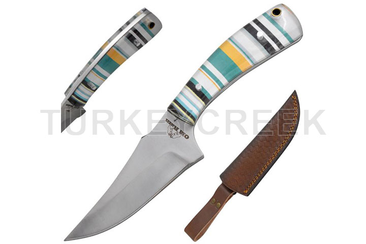 Old Ram Handmade Western Design Hunting Knife w/Sheath SKU OR-237 ...