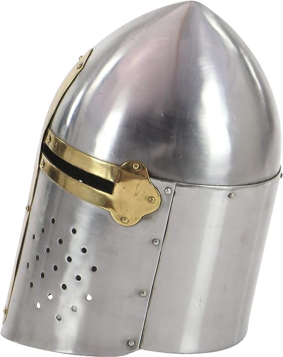 Medieval Warrior Sugarloaf Helmet 18-Gage Steel SKU TC-2211 ...