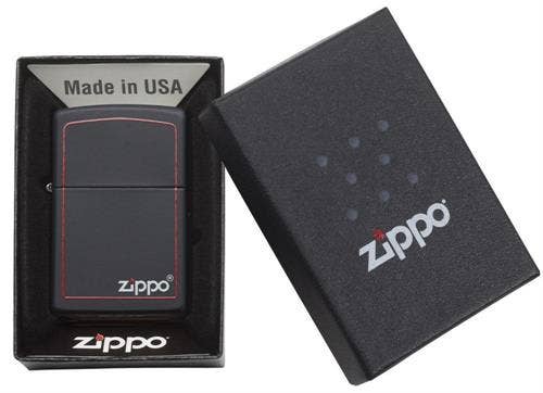 Black Matte W/ Logo - Zippo Lighter – Highlander Knives and Swords