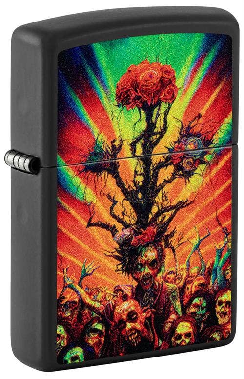 Abstract Zombie Design Zippo Lighter – Highlander Knives and Swords