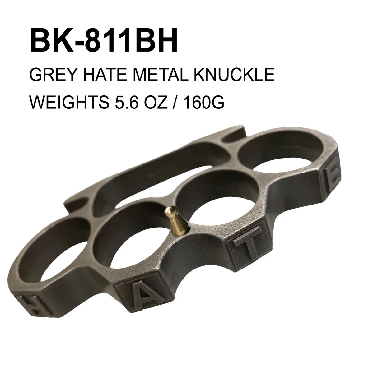 Heavy Metal Belt Buckle/Paperweight Knuckles Gray "Hate" SKU BK-811BH ...