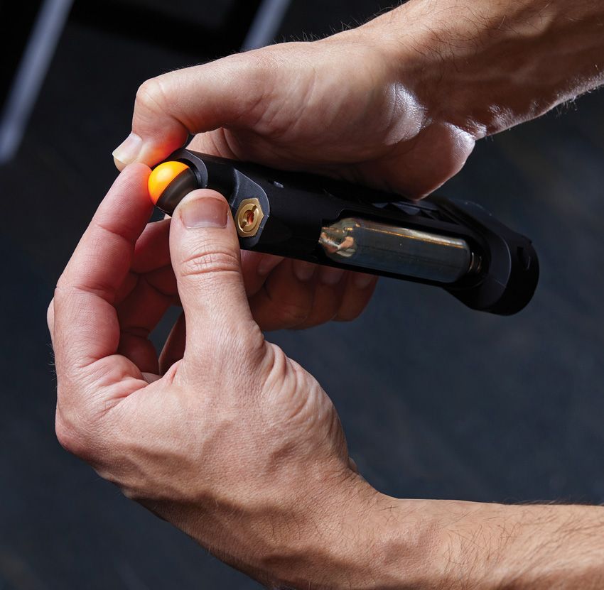 Sabre Home Defense Projectile Launcher Holds 7 Red Pepper Powder Proje ...