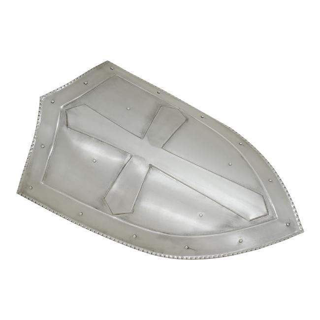 Medieval Warrior Knight Crusader Cross Shield (Functional) 18 Gauge St ...