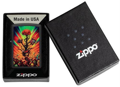 Abstract Zombie Design Zippo Lighter – Highlander Knives and Swords