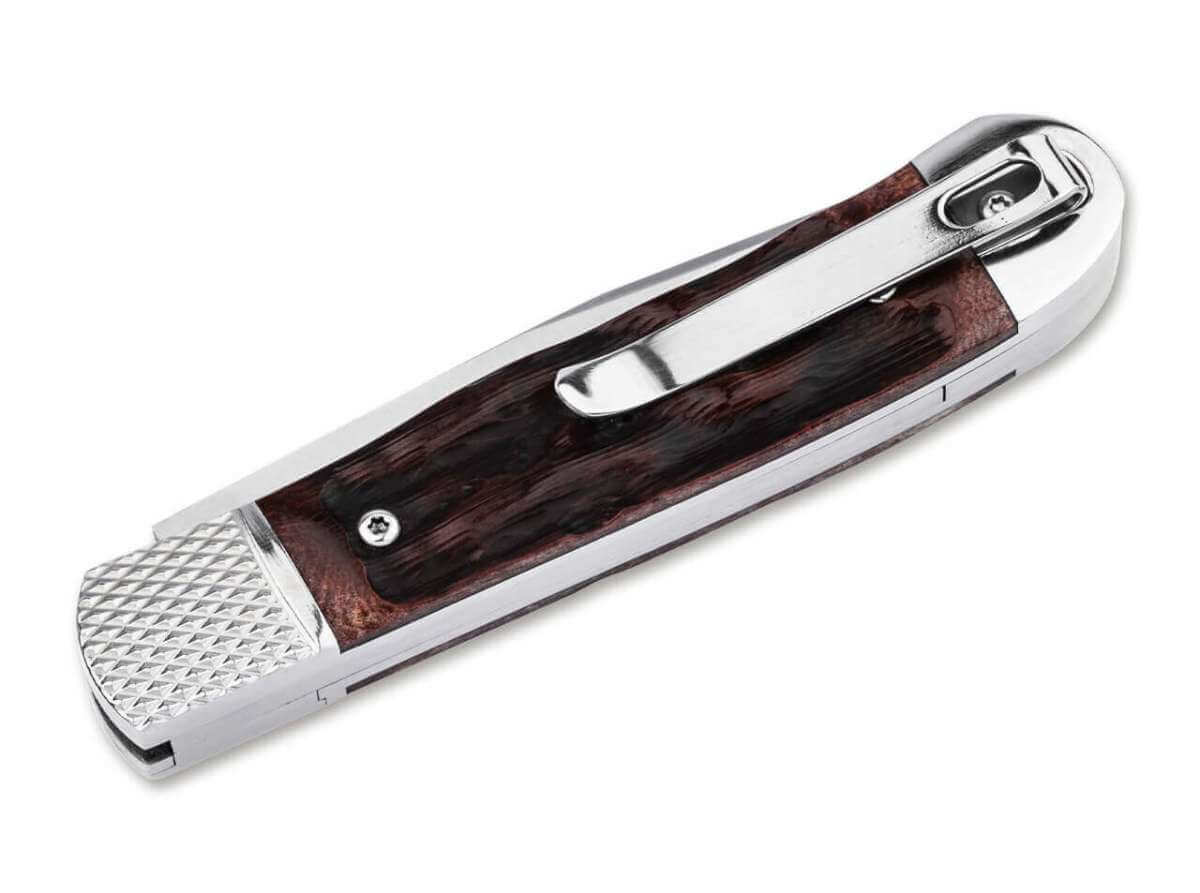 Boker Plus Hidden Release Automatic Trapper Knife D2 Steel Blade/Appal ...