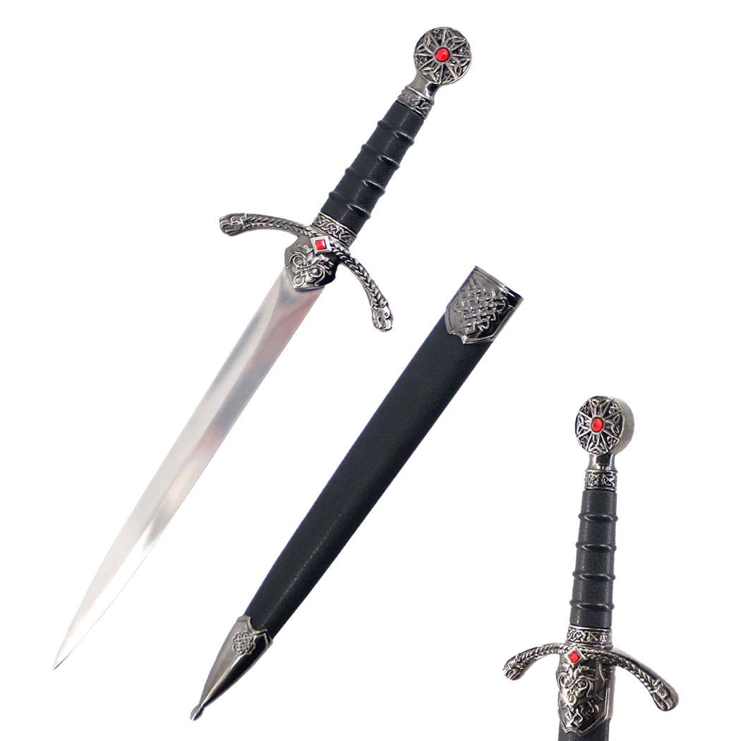 Defender Medieval Roman Dagger Dragon Handle w/Scabbard SKU 14289 ...