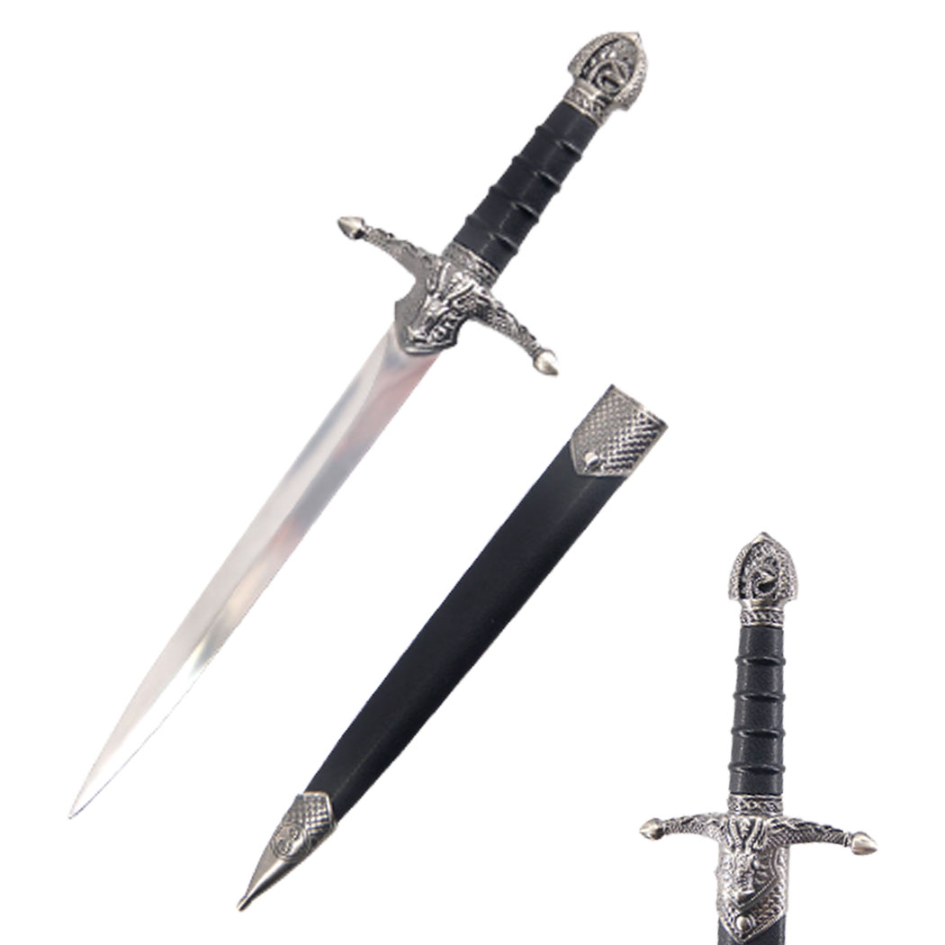 Defender Medieval Roman Dagger Snake Pattern Handle w/ Scabbard SKU 14 ...