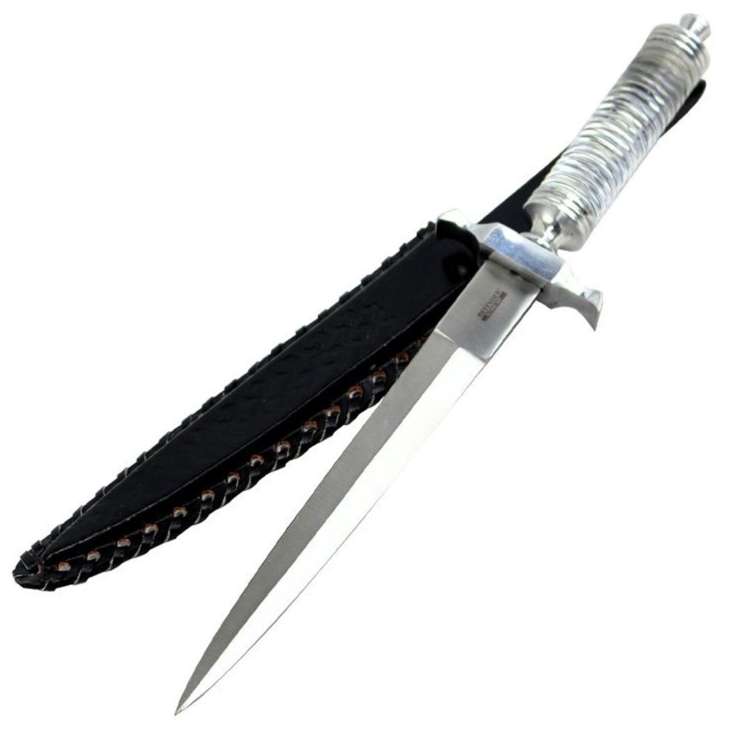 Defender-Xtreme 12.5" Hunting Knife w/Leather Sheath Stainless-Steel B ...