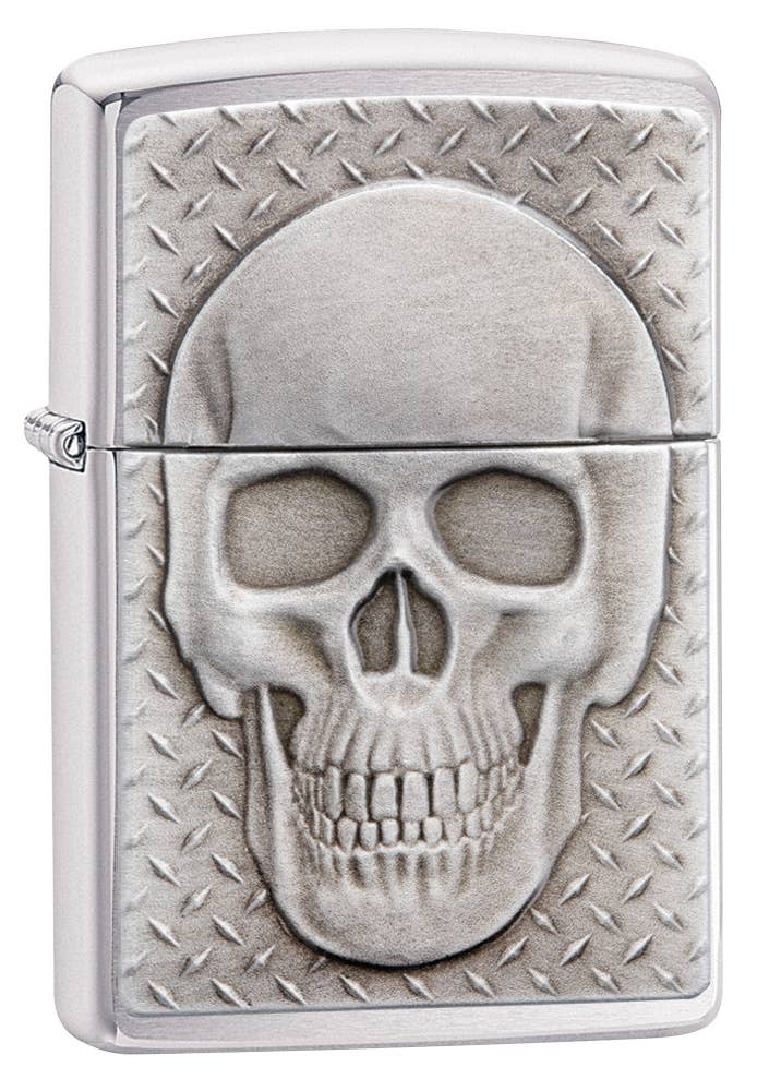 Zippo 200 Skull with Brain Surprise Lighter SKU 29818-000003 ...
