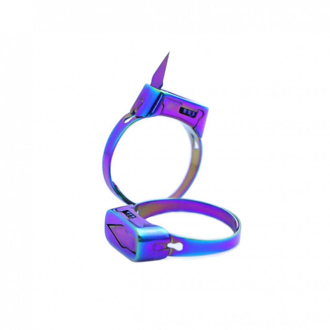 Self Defense Hidden Blade Ring Adjustable Size Rainbow SKU YC891-RW ...