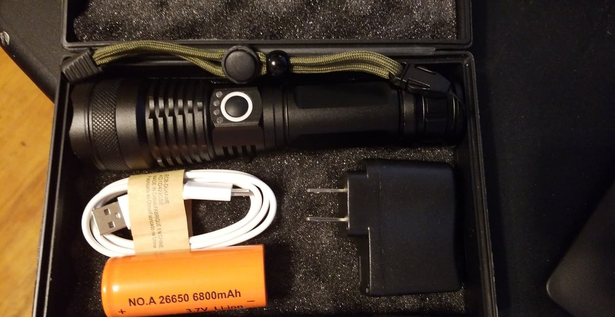 Power Style Rechargeable Flash Light SKU PS8662 – Highlander Knives and ...