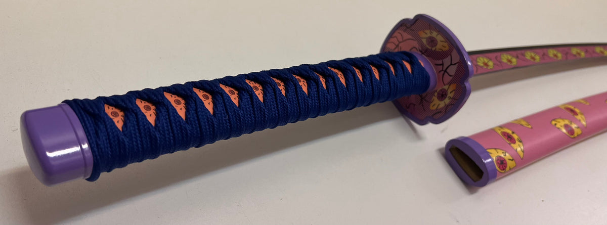 Demon Slayer Eyeball Sword Blue Handle 440 Stainless steel – Highlander ...